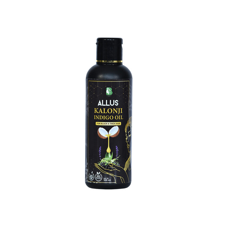 Allus Hair Oil 200ml + Allus Kalonji Indigo Oil 200ml (Pack of 2 ...